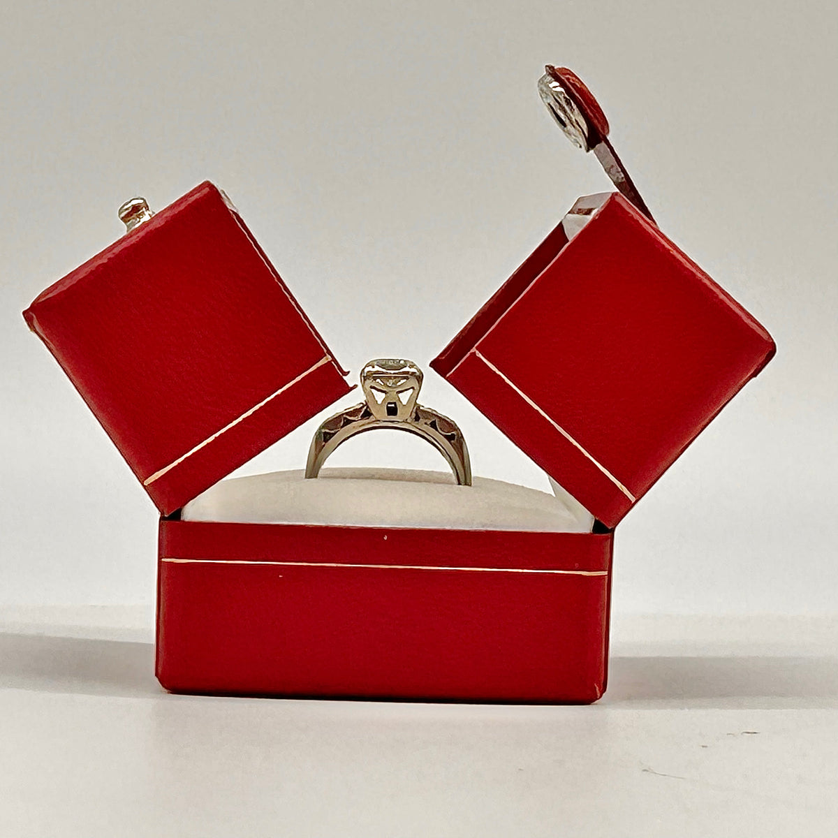 Vintage Diamond Ring 14k White Gold – Clothes Heaven Since 1983